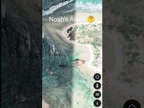 Omg I Found Noah's Ark On Google 🌎. #shorts #short #googleearth #noahsark