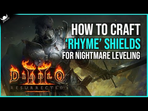 How to Craft 'Rhyme' Rune Shields for Nightmare - Rune Crafting Guide - Diablo 2 Resurrected (2021)