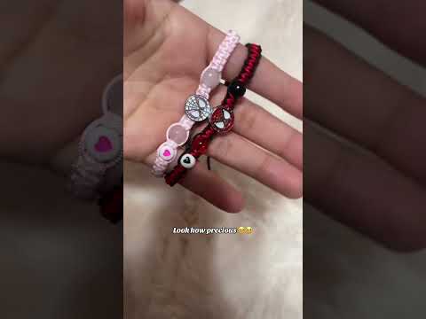 Fun Moment: Couples Matching Bracelets #Spiderman