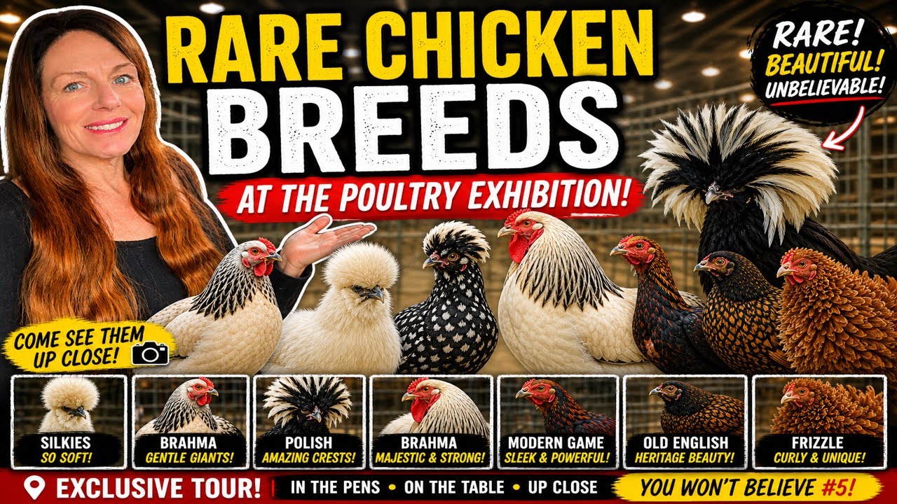 Rare Chicken Breeds at the Poultry Exhibition