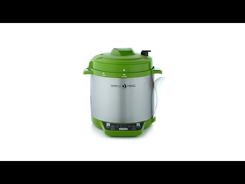 Simply Ming Premiere 6.5qt Pressure Cooker w/Technolon+