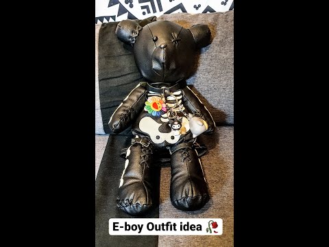 Goth, E-boy OUTFIT ⛓🖤(dark fashion) #aesthetic #outfitidea #eboy