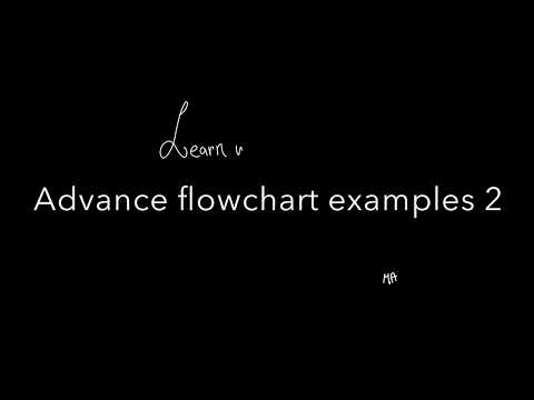 Advanced examples of flowchart : part 2