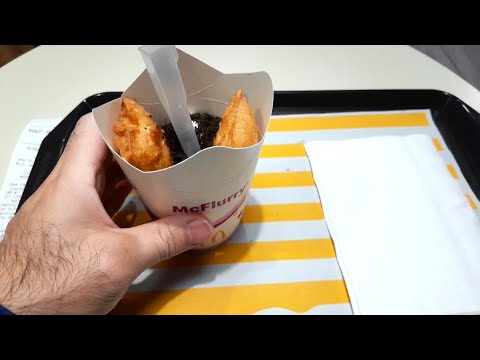 New McDonald's Oreo Apple Pie McFlurry - Apple Pie A-La-Mode