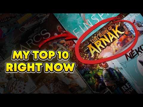 TOP 10 Board Games I'm LOVING in 2025!