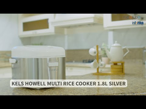Jual Kels 1 8 Ltr Howell Rice Cooker Multifungsi Silver Terbaru | Ruparupa