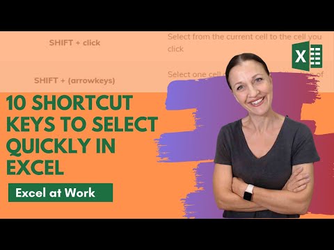 10 Excel SHORTCUT KEYS to Select a Data Range (with Cheat Sheet)