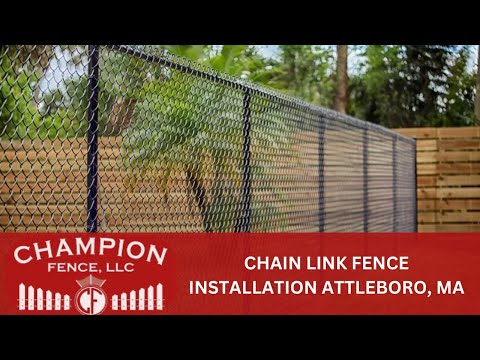 Chain link Fence Installation in Attleboro, MA | Champion Fence, LLC