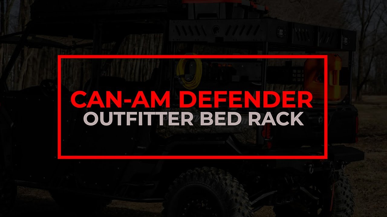 How to Install SuperATV's Outfitter BED Rack for the Can-Am Defender