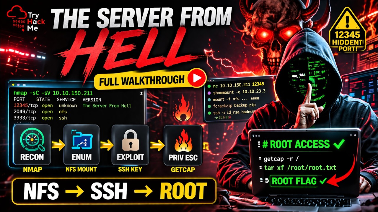 Tryhackme  Free Room | The Server From Hell Full Guide