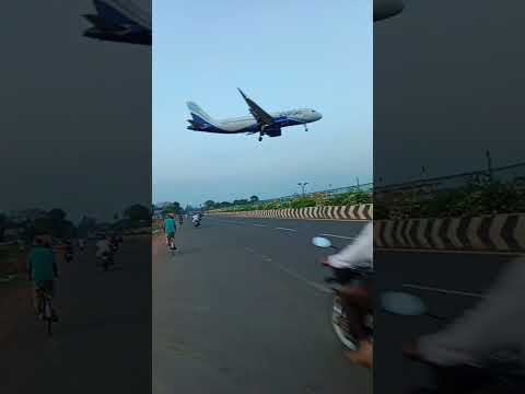 Trichy Airport/Indico airline land in trichy#trichyairport #indicolite #indicoaviator#planespotting