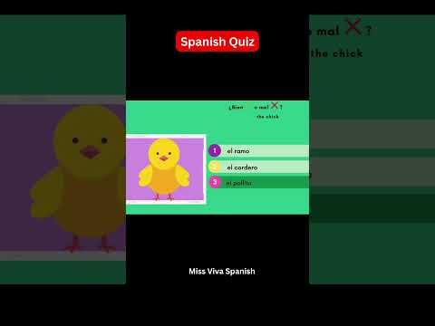 Easter vocabulary in Spanish language