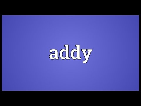 Addy Meaning