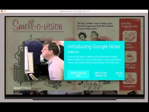 android 5 TV Sample APP