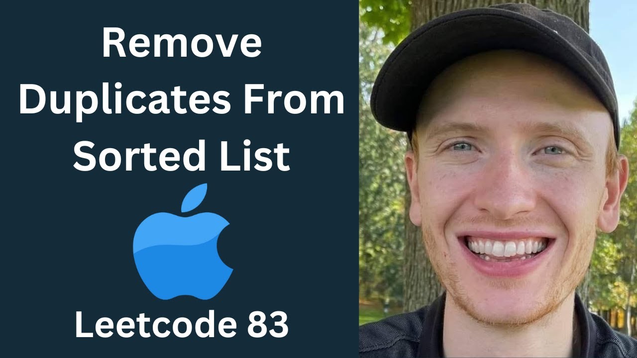 Remove Duplicates from Sorted List - Leetcode 83 - Linked Lists (Python)