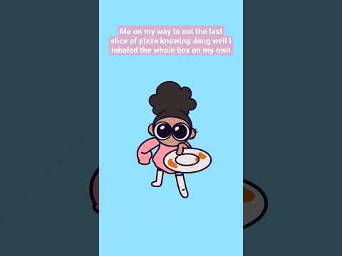 I love pizza #animation #pizza #cartoon #milkymichi #meme #animatedcartoon #webcartoon
