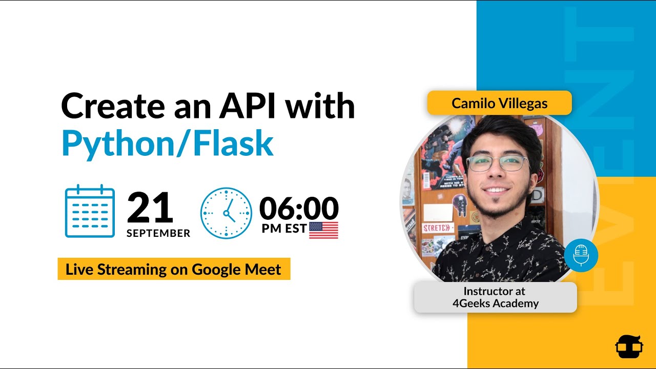 Create an API with Python and Flask-4Geeks Academy USA