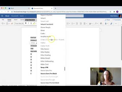 HOW to format MLA style in MSWord