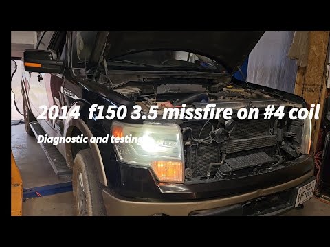 2014 f150 3.5 engine misfire, bad pcm coil control. testing
