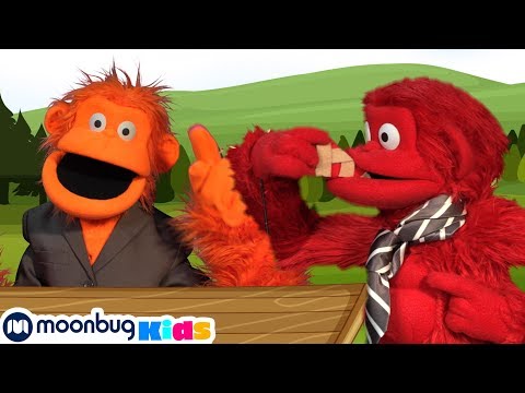 Rhyming Monkeys! | The Ring-a-Tangs | Puppet Show! | Videos & Songs for Kids