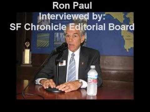 pt. 2 Ron Paul Int... SF Chronicle Editorial Board