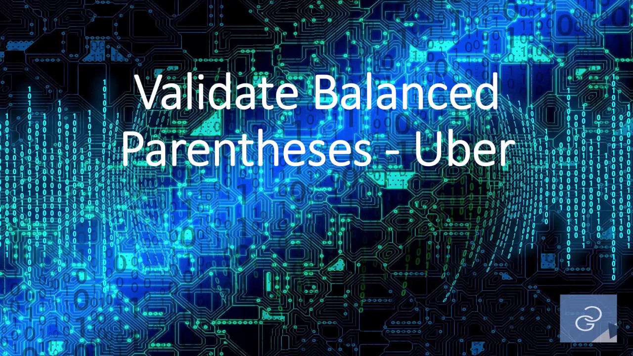 JavaScript: Validate Balanced Parentheses - GoodCode