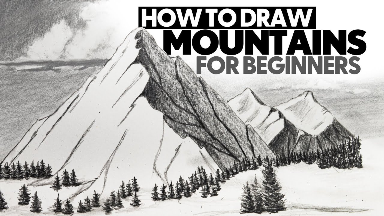 How to Draw Mountains for Beginners