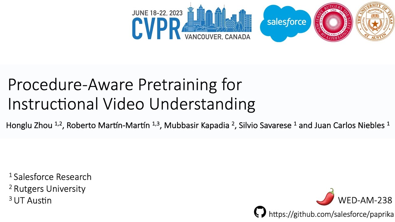 [CVPR 2023] Procedure-Aware Pretraining for Instructional Video Understanding