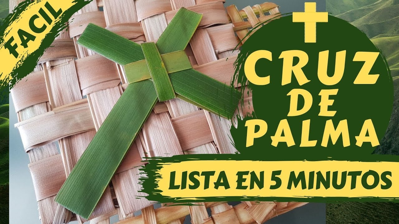 EASY PALM CROSS!! Make it in 5 minutes or less!! Gift or sale!!