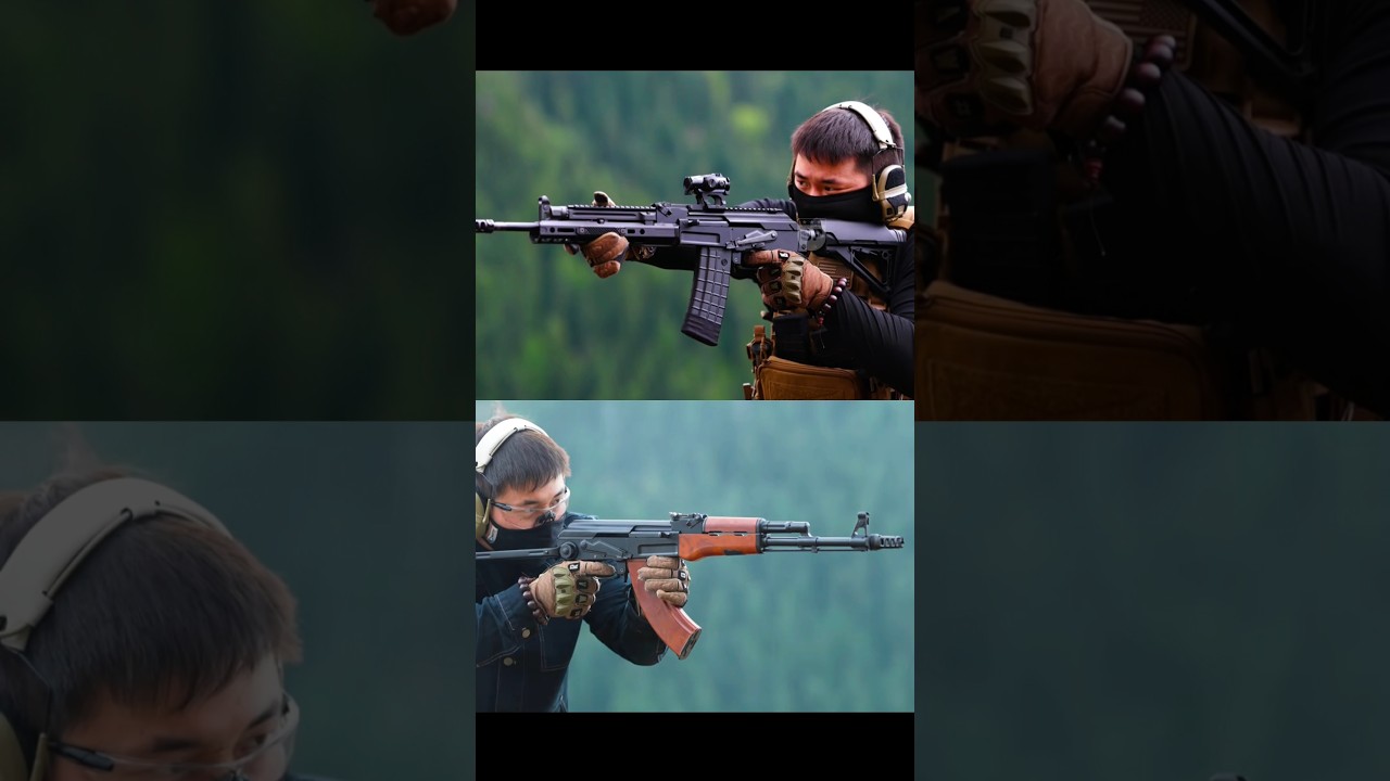 Modern AK-47 vs Old AK-47 💥 #shorts #action #entertainment #sniper #review #army #india #asmr #tamil