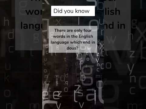 Did you know? #shorts #interestingfacts #words #trivia