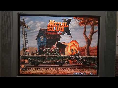 Metal Slug X MVS TV Sony Wega 29 KV-29FA310