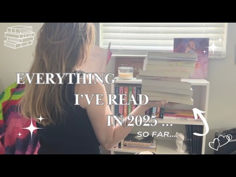Everything I’ve Read in 2025 (So Far) 📚 romance, poetry collections, memoir, and more!