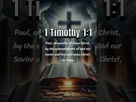 1 Timothy 1:1 Explained: Paul’s Apostleship by God’s Command #bibleverse #biblestudy