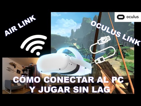 Cómo conectar OCULUS QUEST 2 a PC Por Airlink y Oculus Link-Configuración y setup para jugar sin lag