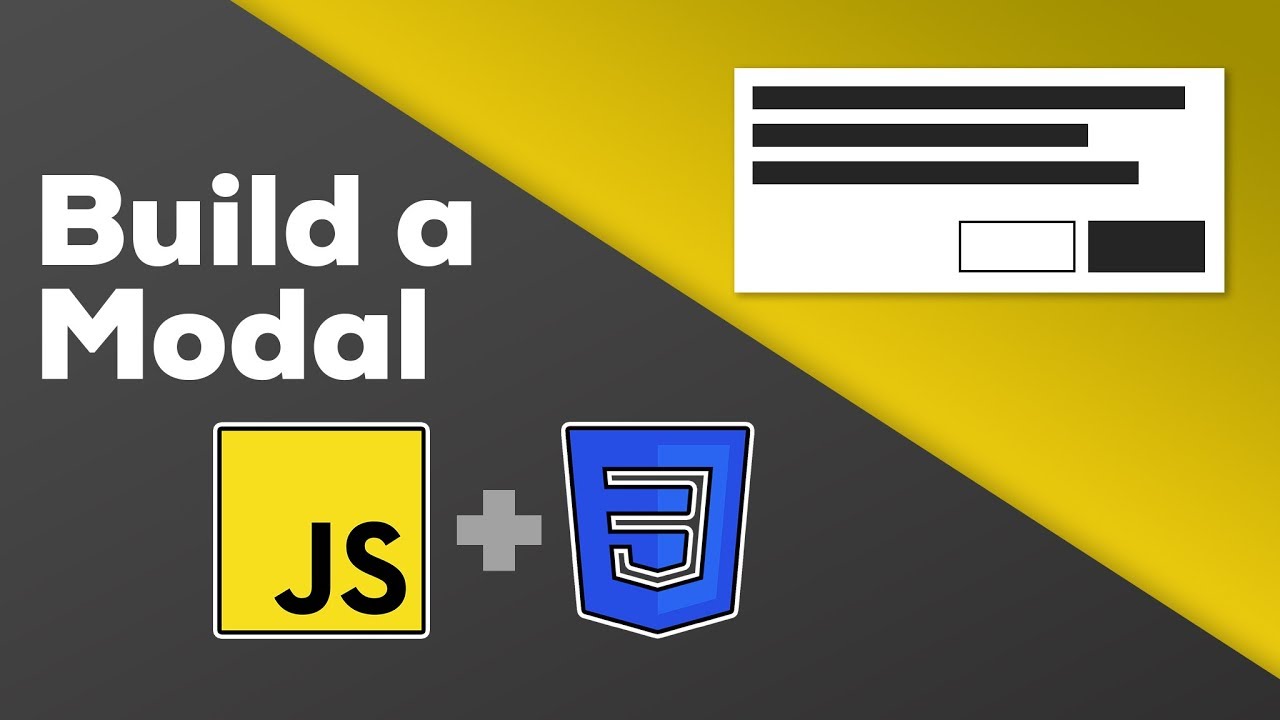 Vanilla JavaScript Modal - With CSS display