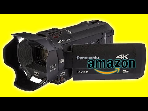 Panasonic 4K Ultra HD Video Camera Camcorder HC VX981K, 20X Optical Zoom, 12 3 Inch BSI Sensor H