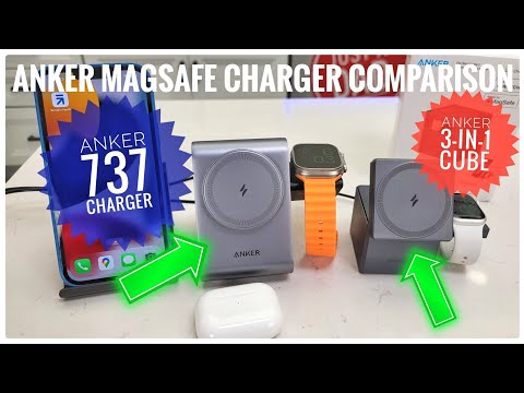 Anker MagSafe 3-in-1 Charger 737 vs Cube Best Apple iPhone, Watch Charger COMPARISON