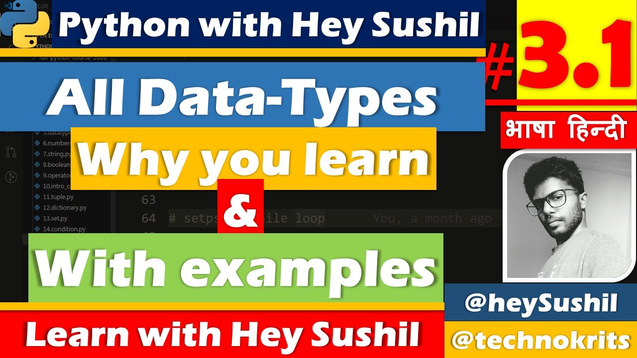 Introduction to Python Datatypes String, Numbers, Sequence, Map, Boolean, Binary Online Python Class