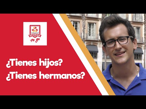 ¿Tienes hijos? ¿Tienes hermanos? - Talking about family in Spanish - CBS To Go Episode 1.07