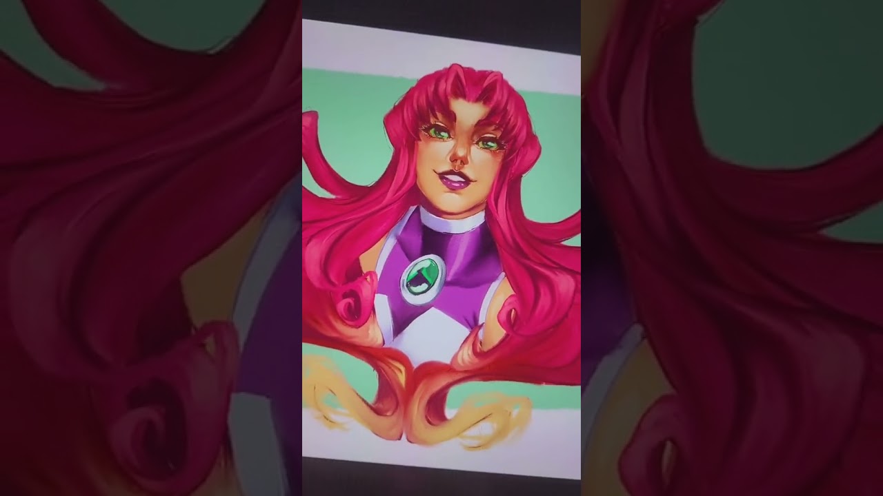 Starfire in my style | DC Comics Fanart