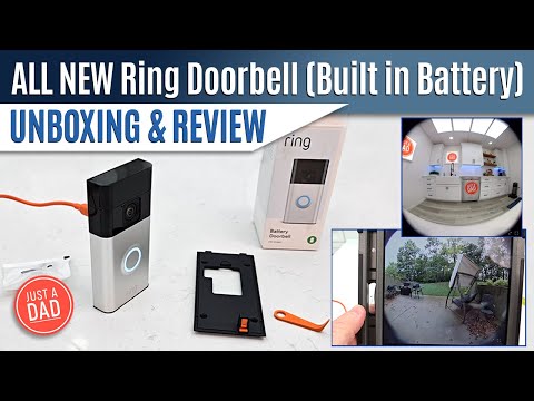All New 2024 Release Ring Video Doorbell Head-to-Toe Video with Built in Battery UNBOXING & REVIEW