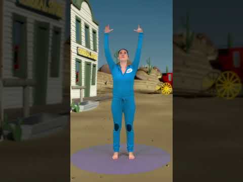 Fun Wild West Kids Yoga Morning Flow Warm Up! 🤠🌵🌞