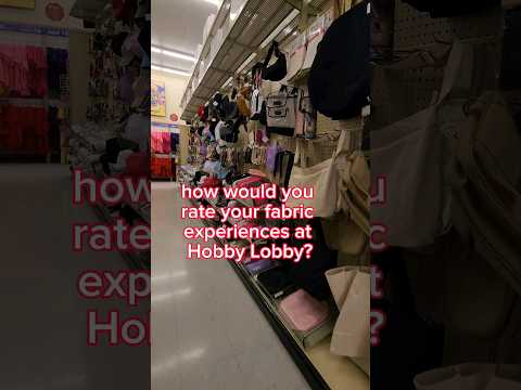 Do you buy from Hobby Lobby? #quilting #sewing #fabric