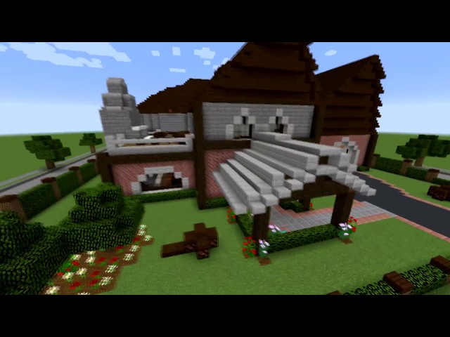 Redstone Brick Mansion Minecraft Map