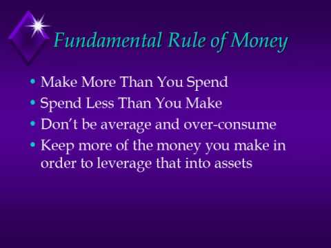 The fundamental rule of money? | 7million7years