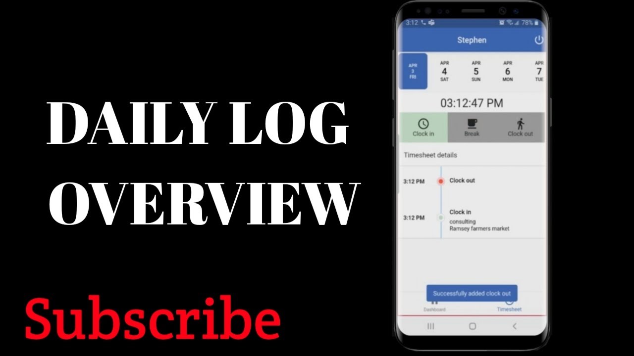 Daily Log - Overview