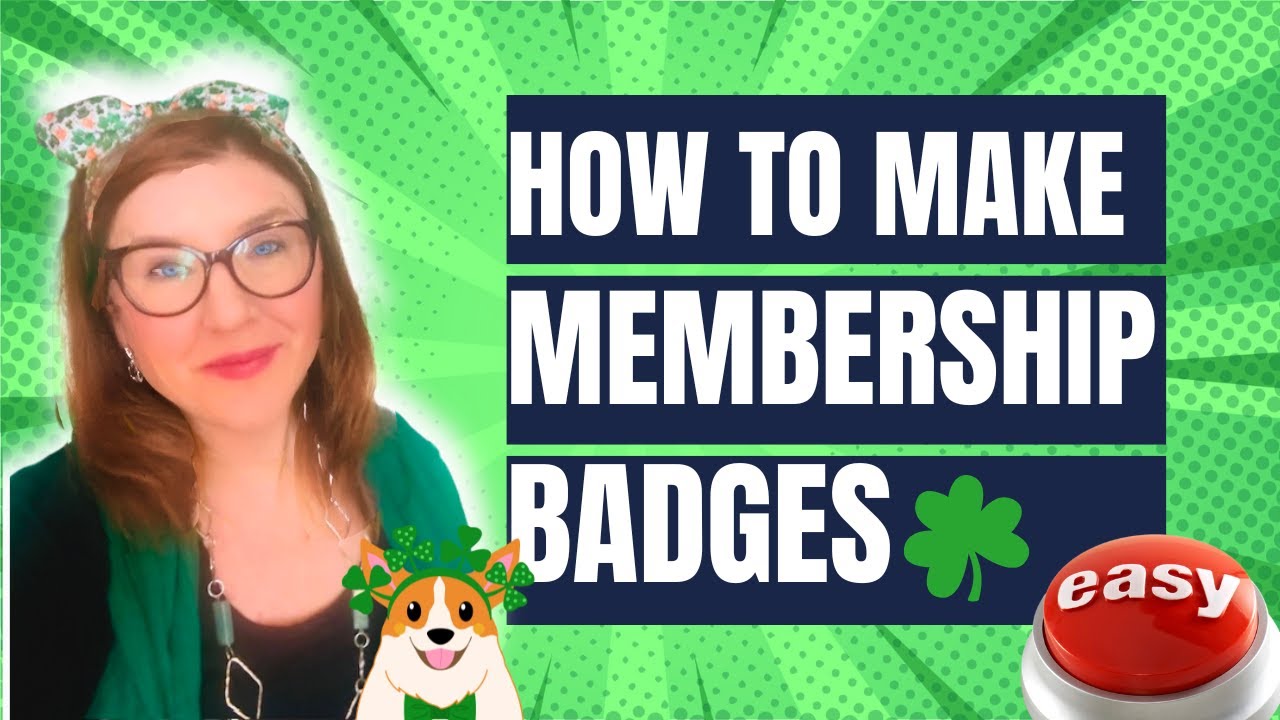 YouTube Membership! Create Badges and FREE! / How To Tutorial on Canva
