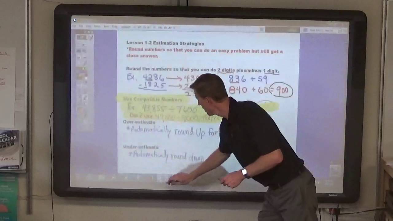 M6 Lesson 1 2 Estimating using Compatible Numbers