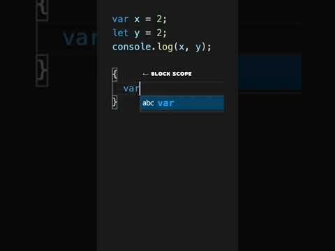 The Difference Between Declaring a Variable with Let or Var in JavaScript!